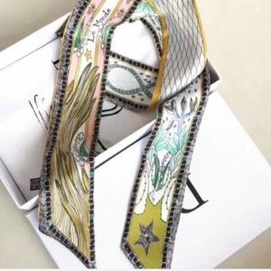 Curated Luxury | Accessories | Skinny Scarf Ribbon Tie | Poshmark